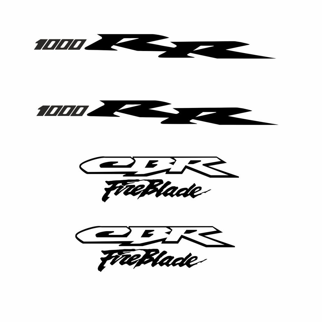 Honda CBR 1000 RR SC57 Matching Sticker Set Decal Accessories Decor Set ...