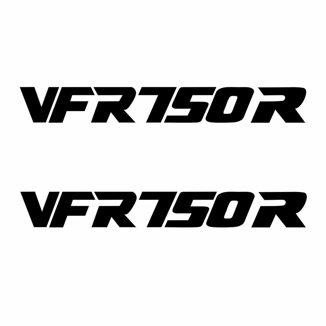 Honda VFR 750 R RC30 Lettering Set of 2 Stickers Motorcycle - Etsy