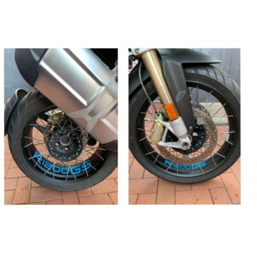 BMW R 1200 GS Matching Rim Base Sticker Accessories Lettering ...
