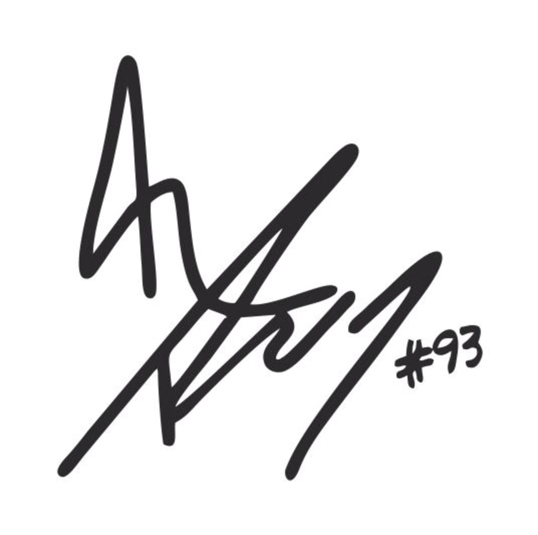 Signature Sticker Marc Marquez for Motorcycle - Bike Style Design Decal ...