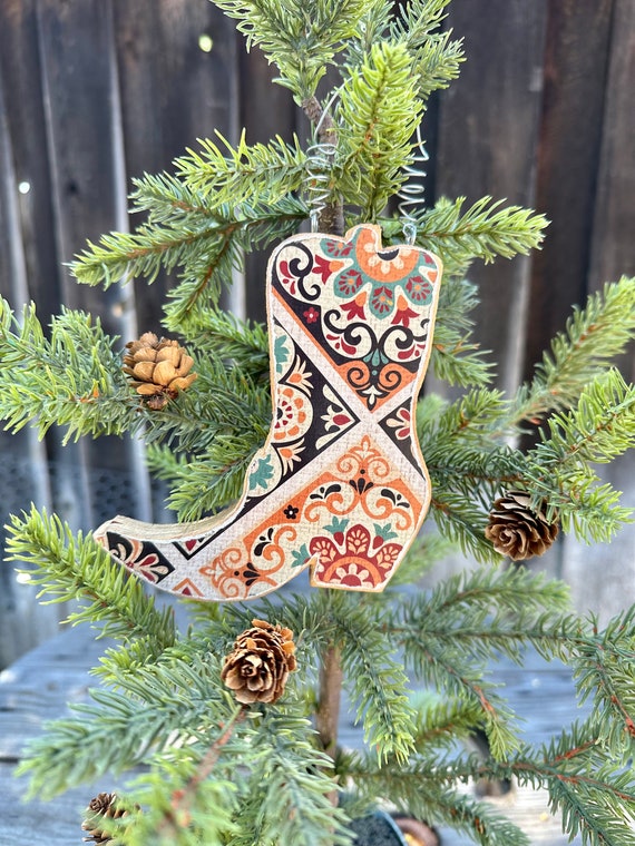 Stetson Christmas Ornament Cowboy Christmas Ornament Rodeo Christmas