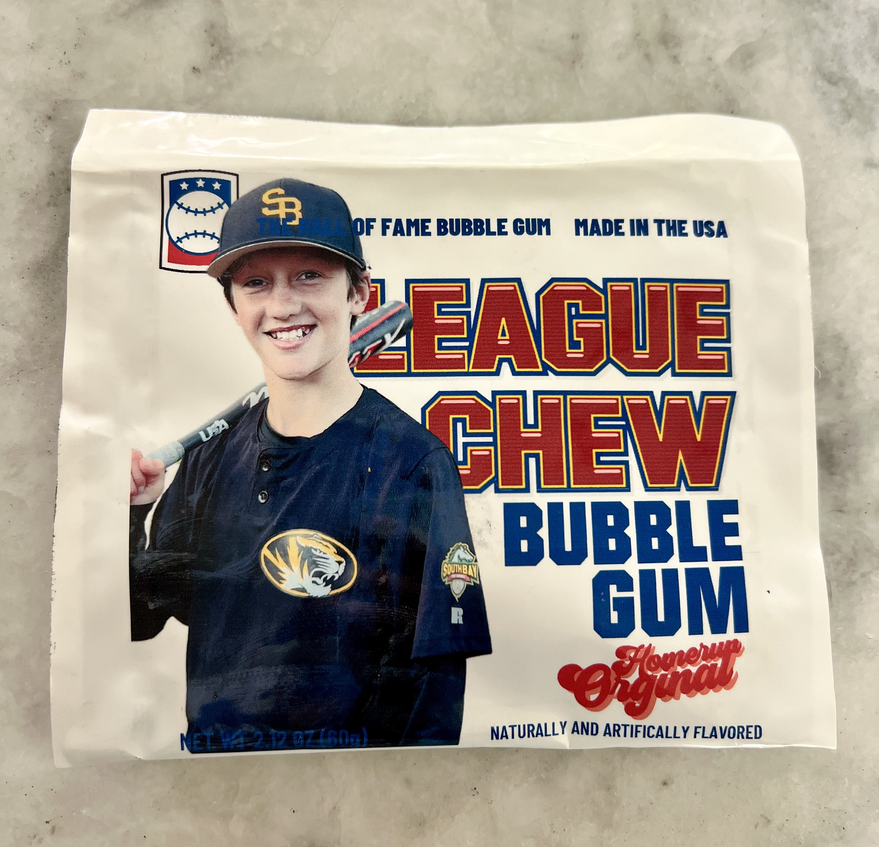 Custom Big League Chew With CUSTOM FRONT - Etsy