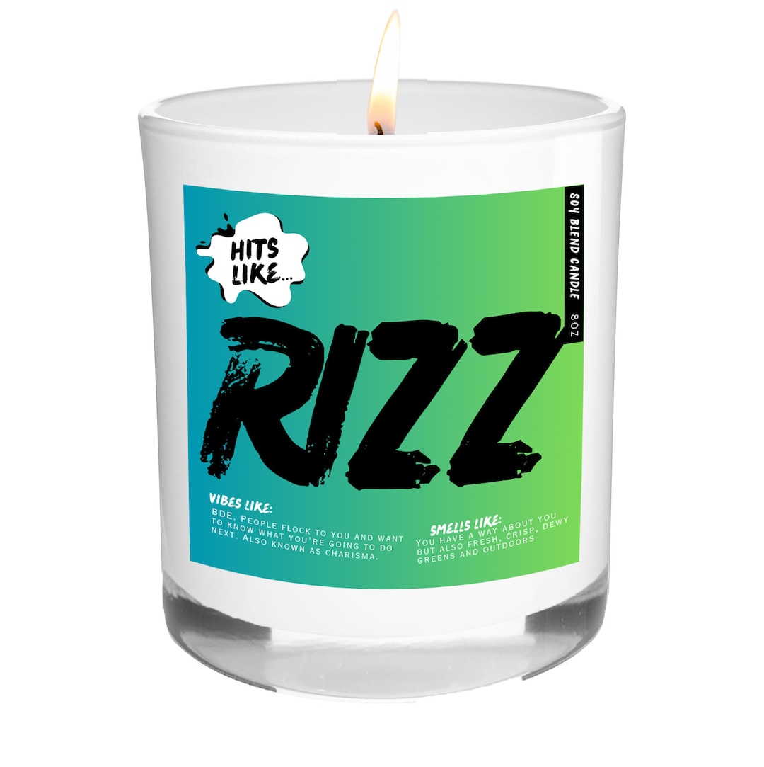 Hits Like...rizz Candle - Etsy