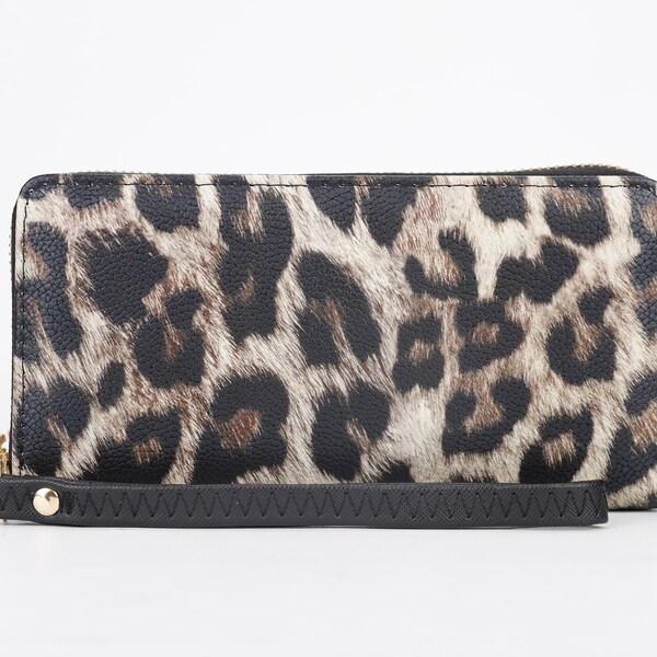 Leopard Wallet - Etsy