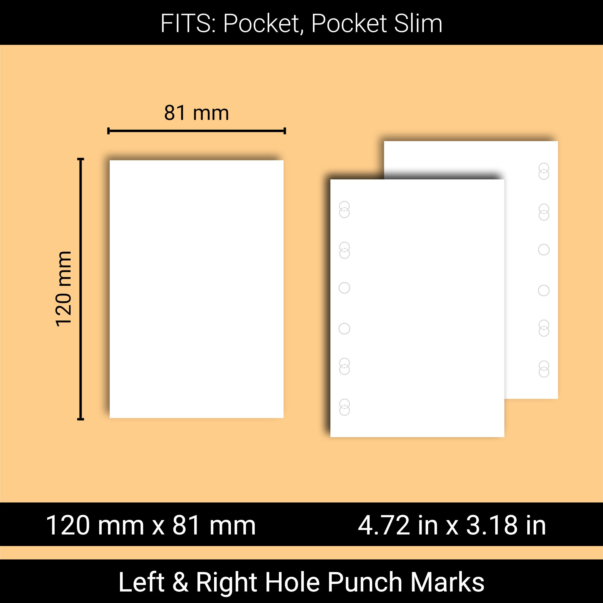 Filofax Pocket Printable Paper Hole Punch Marks Printable Lined Paper ...