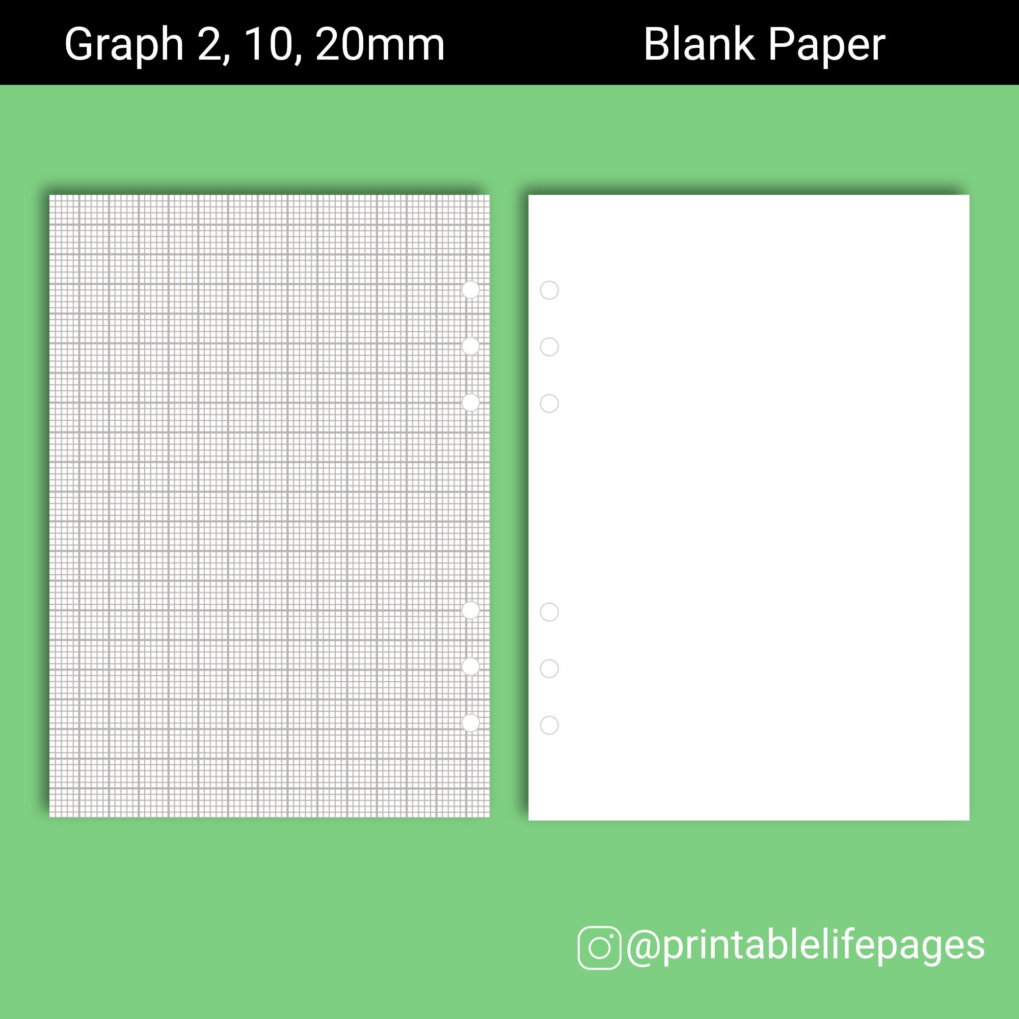 A5 Filofax Printable Paper Hole Punch Marks Printable Lined Paper ...