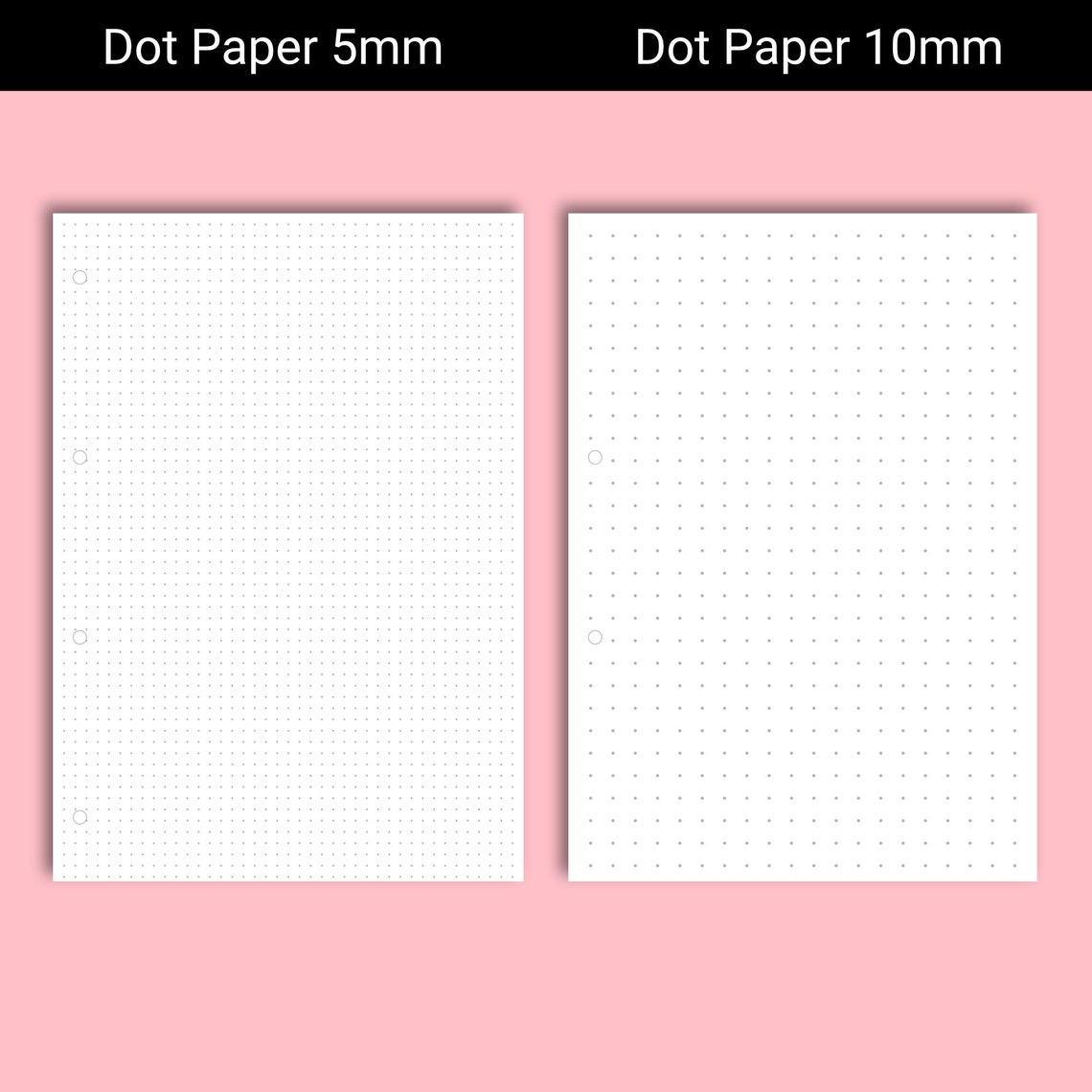 A4 Printable Paper + Hole Punch Marks | Printable Lined Paper ...