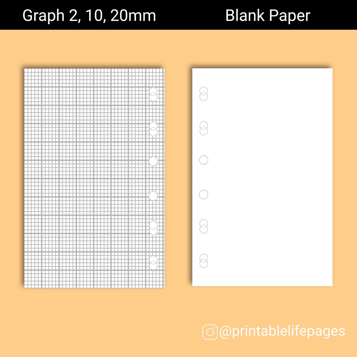 Filofax Pocket Printable Paper Hole Punch Marks Printable Lined Paper ...