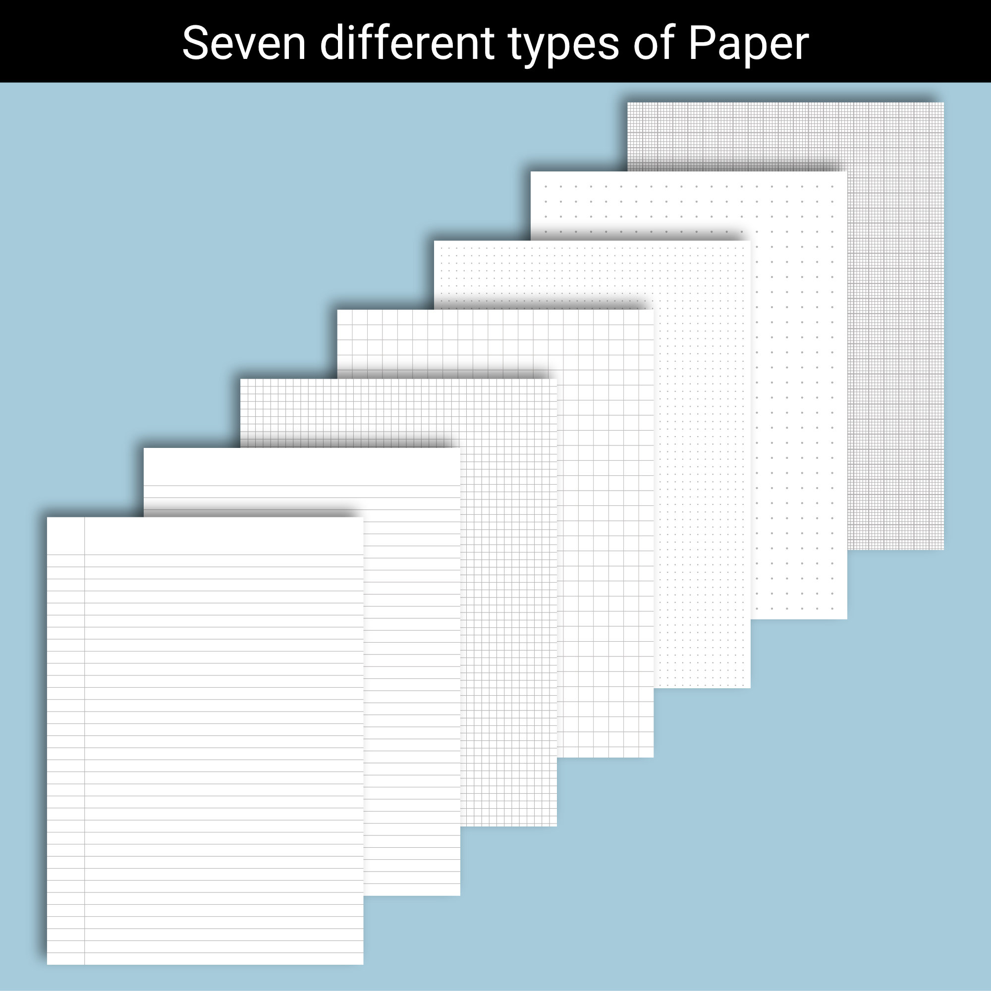 Printable Paper | Printable Lined Paper | Printable Graph Paper ...