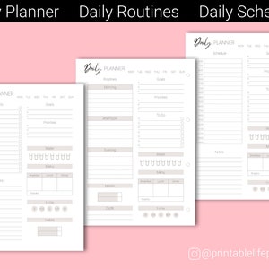 A4 Planner Bundle + Hole Punch Marks | Undated | Printable Calendar ...