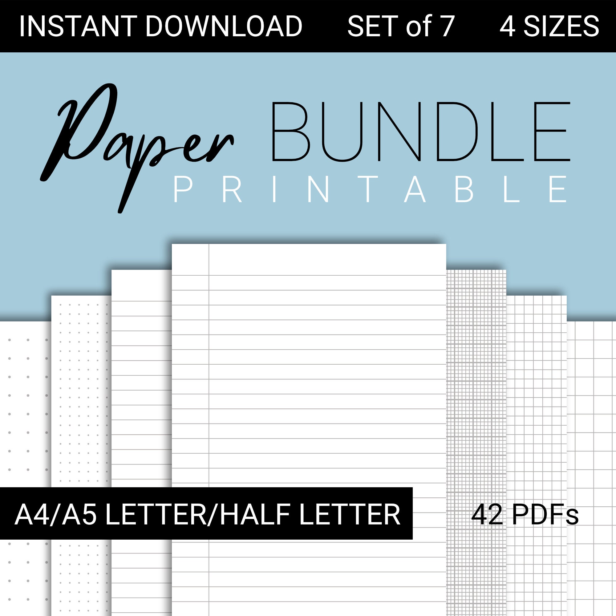 Printable Paper | Printable Lined Paper | Printable Graph Paper ...
