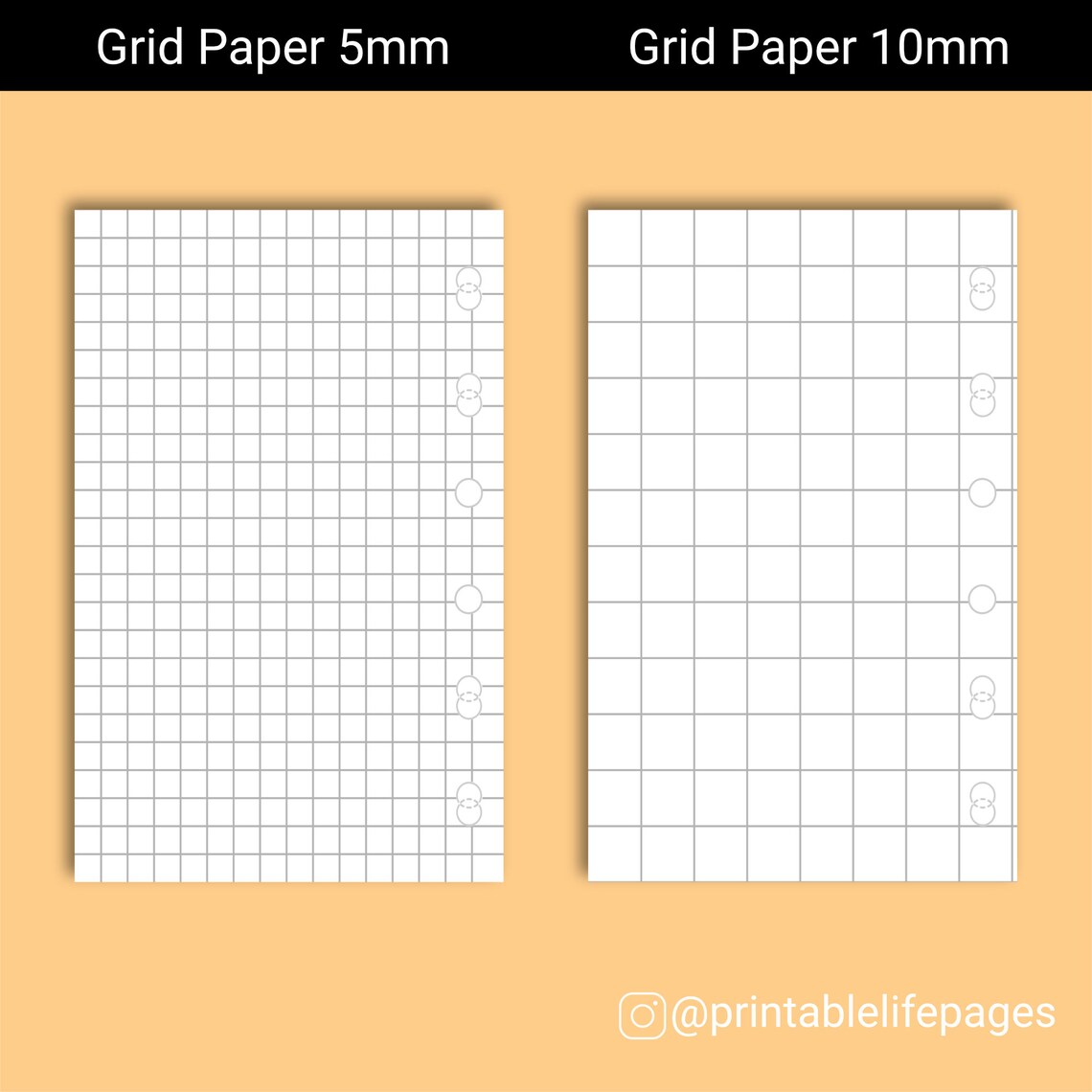 Filofax Pocket Printable Paper Hole Punch Marks Printable Lined Paper ...
