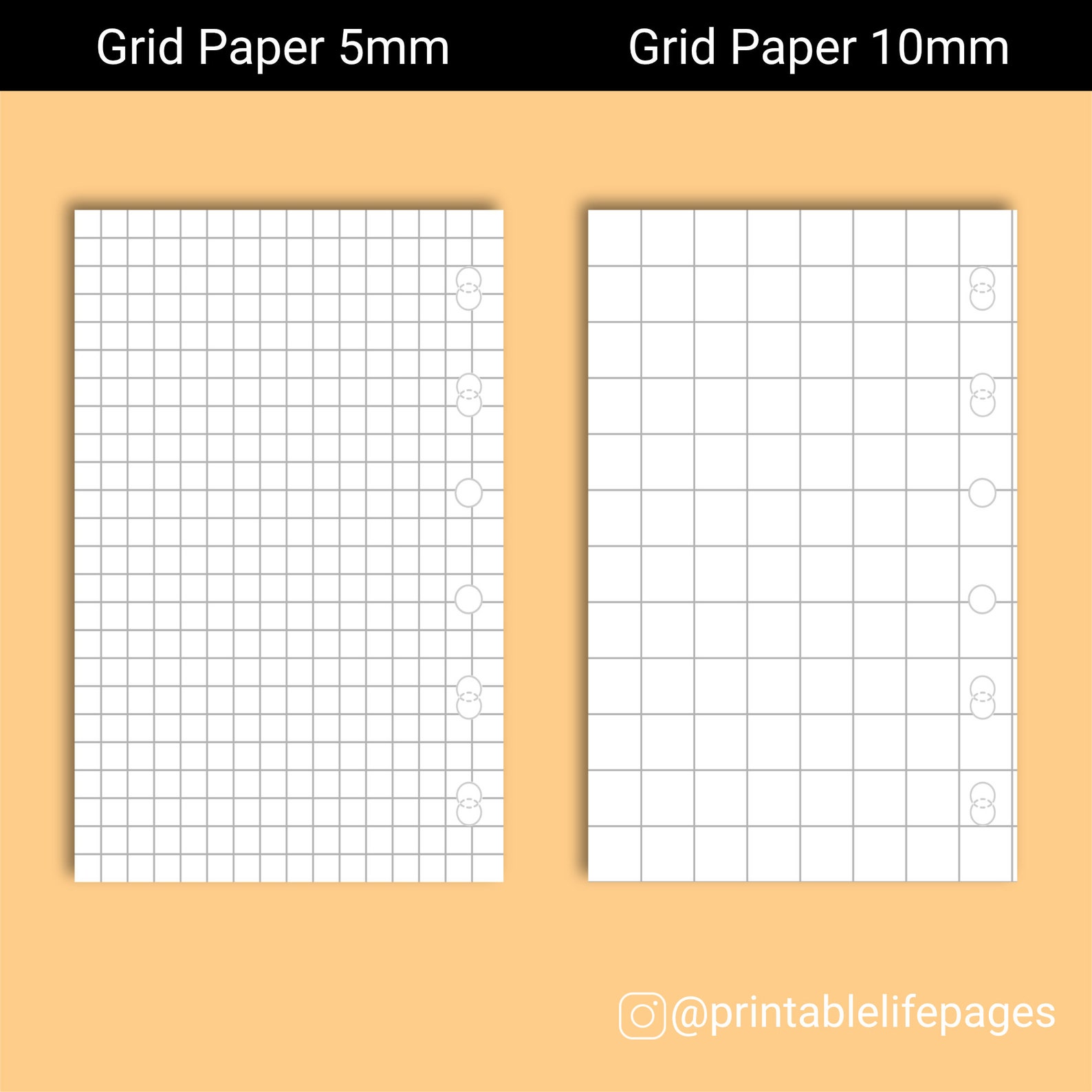 Filofax Pocket Printable Paper Hole Punch Marks Printable Lined Paper ...