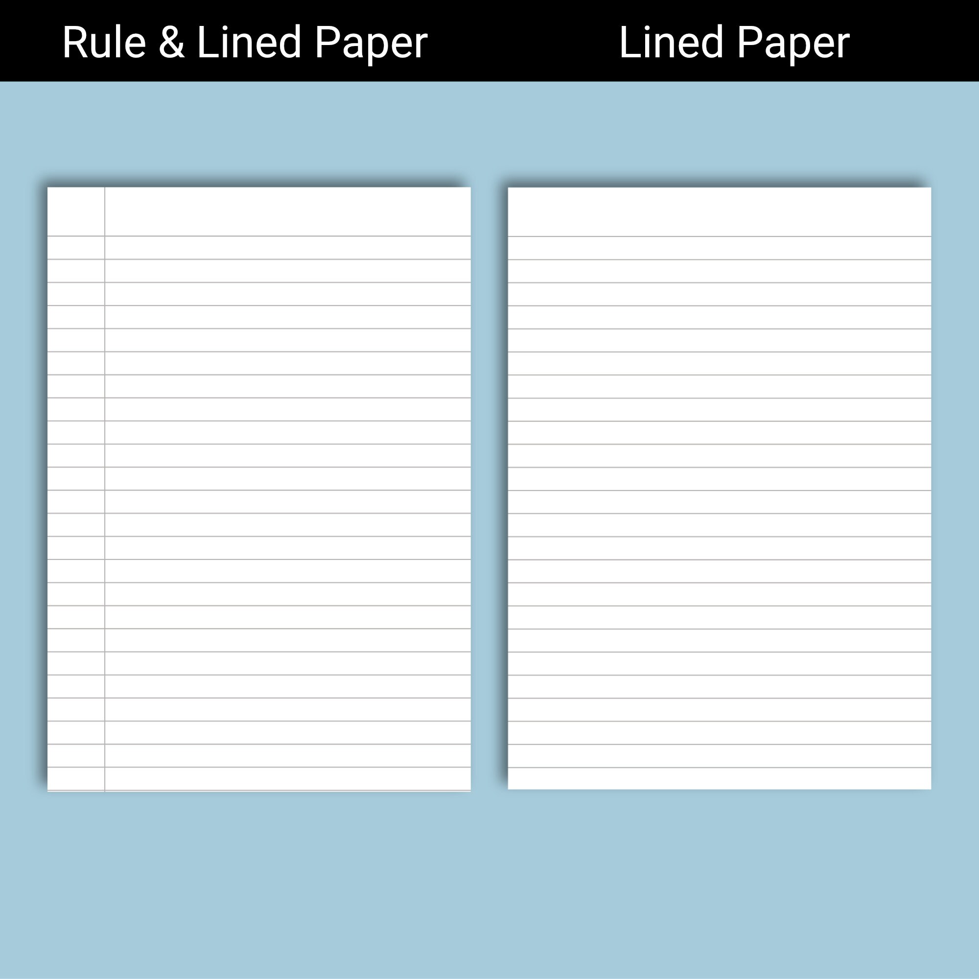 Printable Paper | Printable Lined Paper | Printable Graph Paper ...