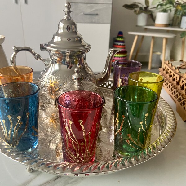 Moroccan Tea Set - Etsy