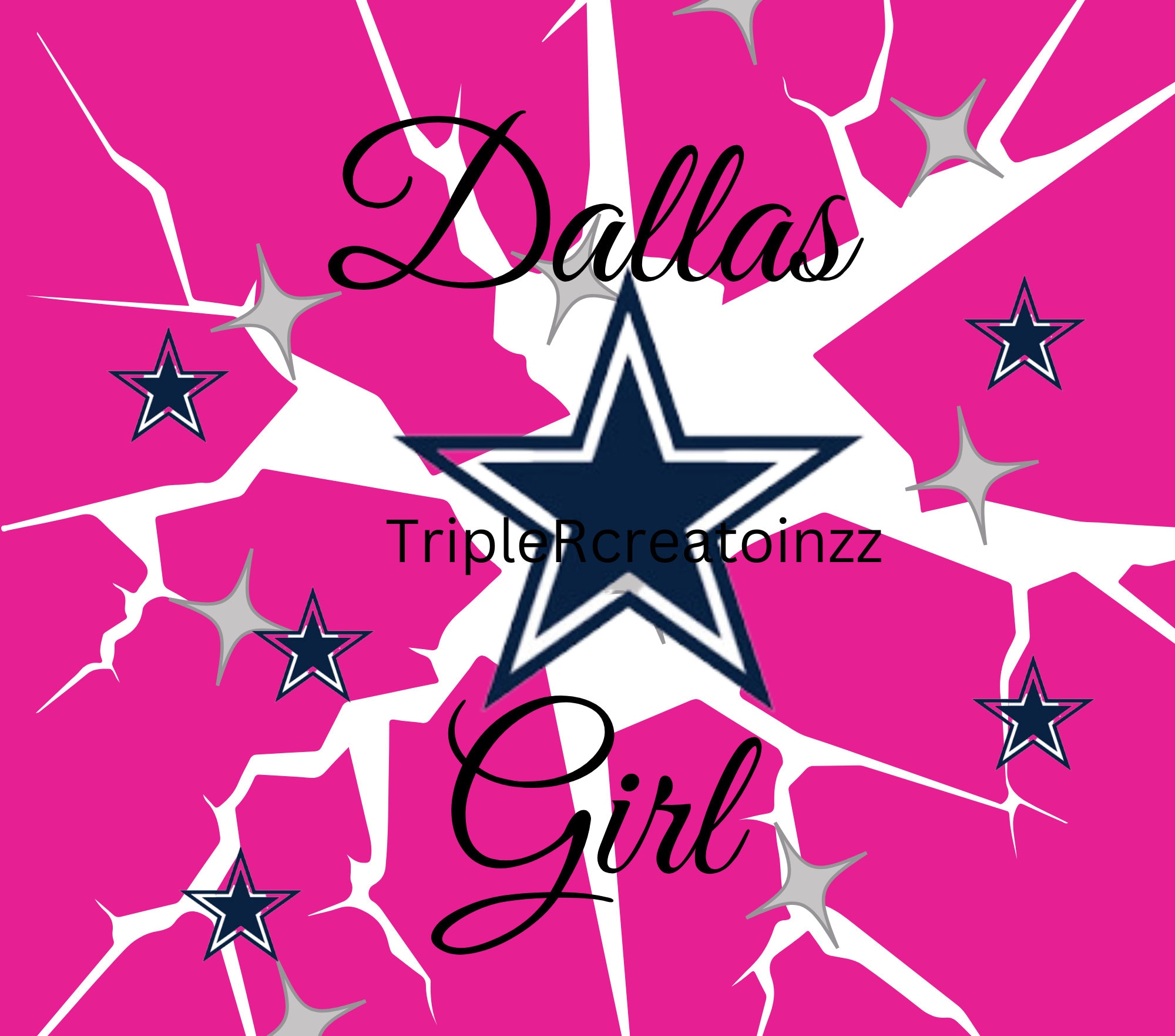 Dallas Girl Tumbler Svg - Etsy