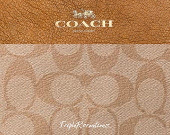 Brown Coach Tumbler Wrap - Etsy