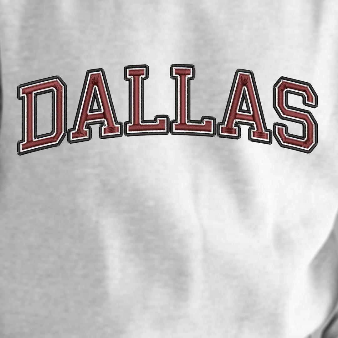 Dallas Embroidery Design | Varsity Embroidery | Football Embroidery ...