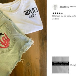 Adult-ish Embroidery Design | Trendy Embroidery Design | Machine ...