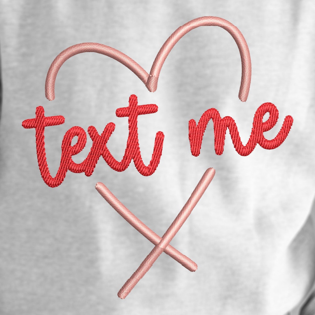 Best Friends Embroidery Design | Heart Embroidery File for 4x4 Hoop ...