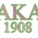 AKA 1908 Embroidery File - Etsy