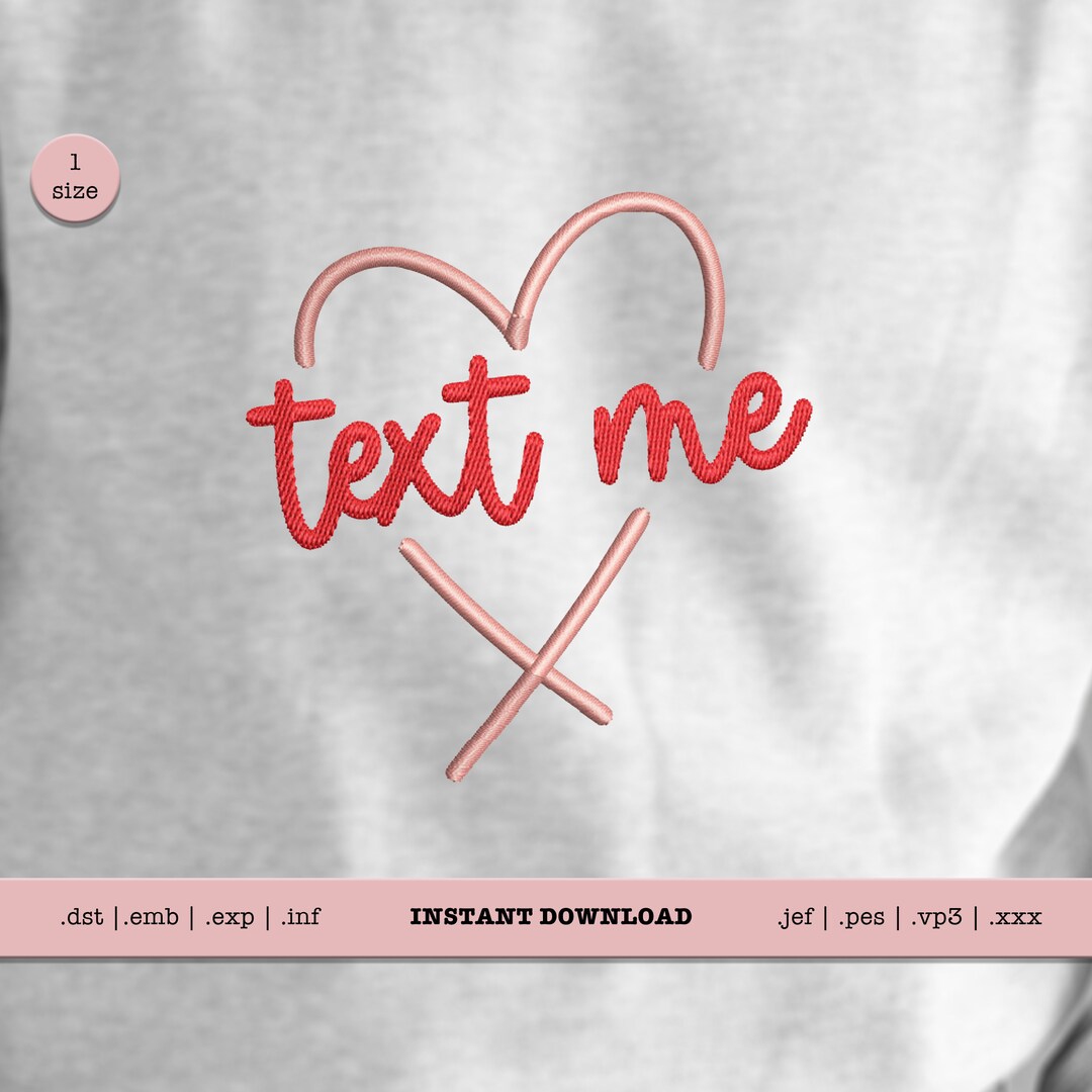 Best Friends Embroidery Design Heart Embroidery File for 4x4 - Etsy