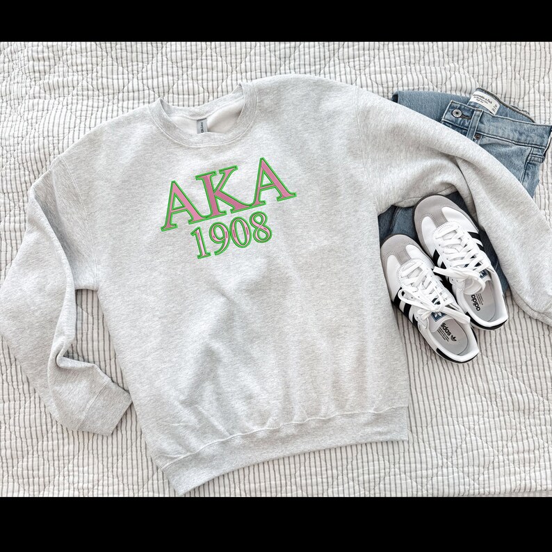 AKA 1908 Embroidery File - Etsy