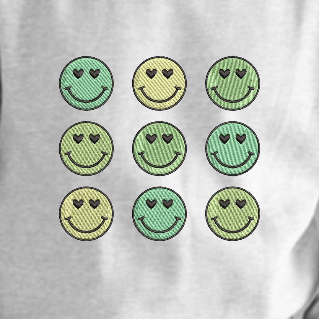 Lucky Face Embroidery Design for St. Patrick's Day 7x5 Hoop PES ...