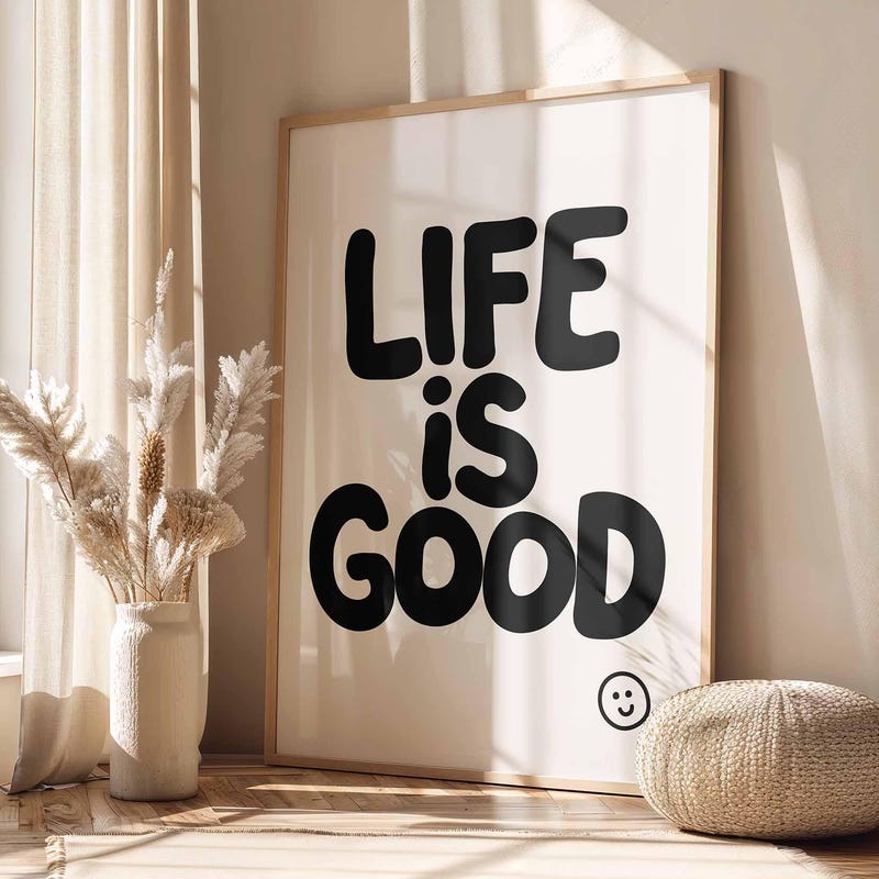 Life Quote Poster - Etsy