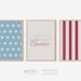 July 4th Printable Wall Art Set of 4, Modern Patriotic Decor, 1774 ...