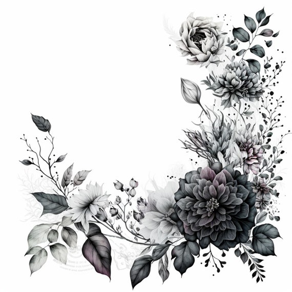 Black And White Elegant Border