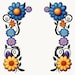 Cartoon Flower Border Duo PNG - Fun and Playful Designs - Great for ...