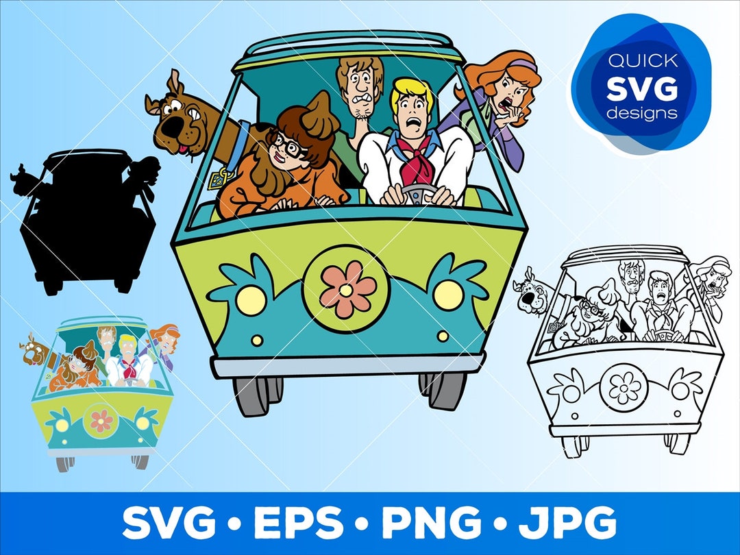 Scooby Doo SVG Cartoons Layered SVG Scooby Doo Vector Scooby Doo ...
