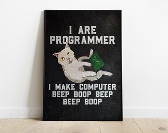 Programmer Poster - Etsy