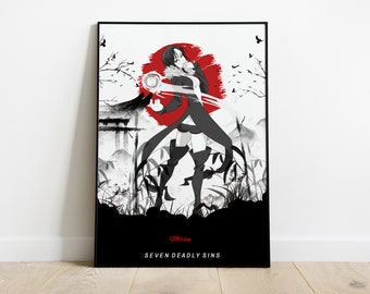 Escanor Seven Deadly Sins Poster - Etsy