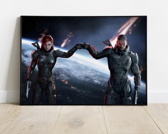Mass Effect Wall Art - Etsy