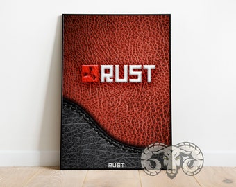 Rust Game Poster - Etsy