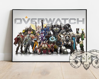 Overwatch Canvas - Etsy
