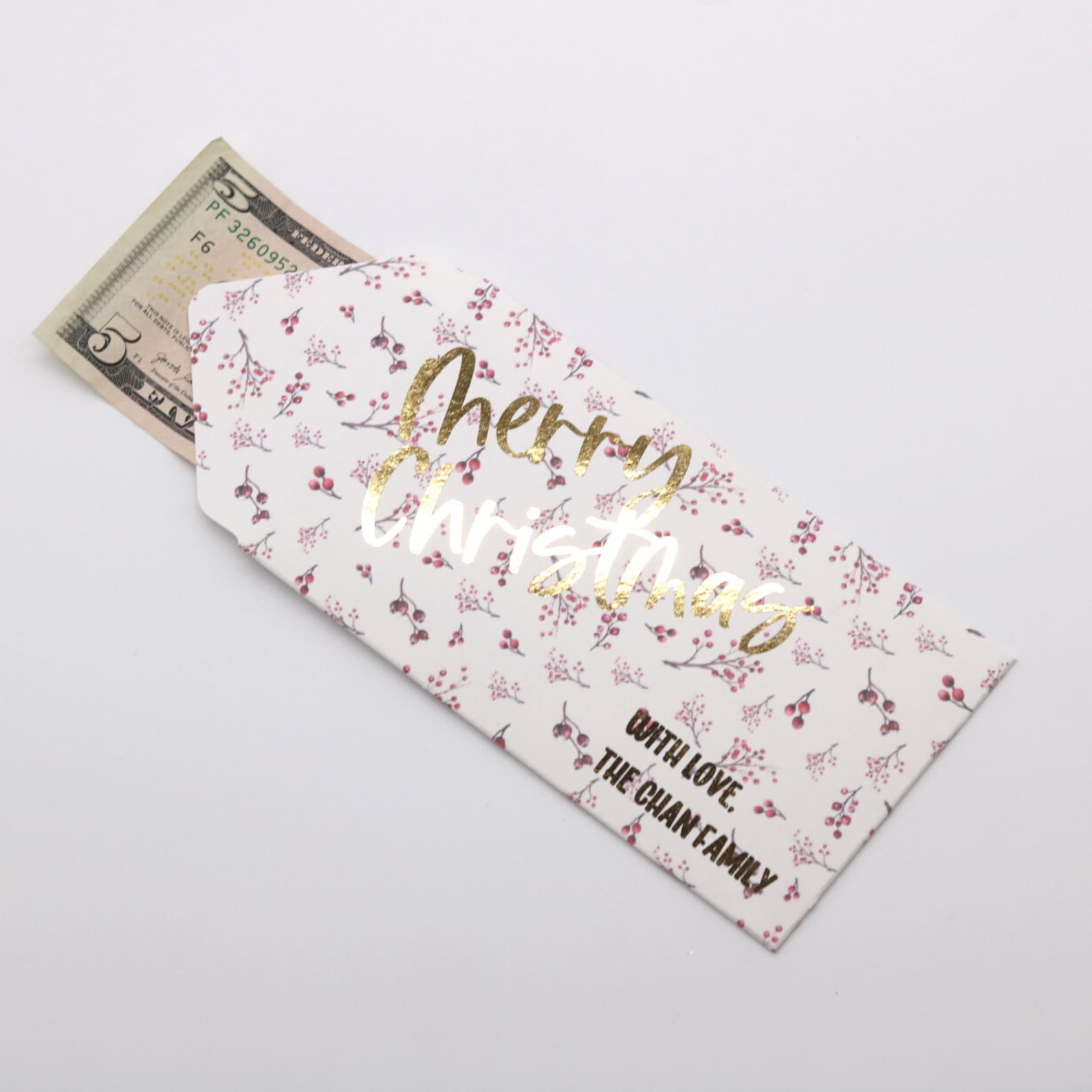 Custom Christmas Money Gift Envelopes Personalized Holiday - Etsy