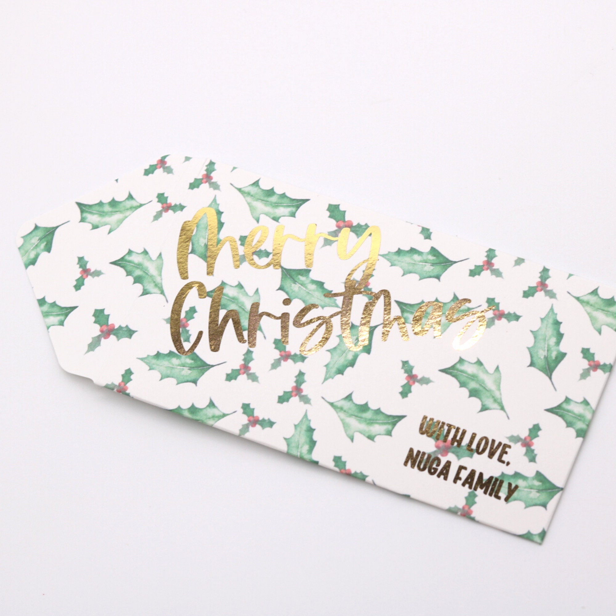 Custom Christmas Money Gift Envelopes Personalized Holiday - Etsy