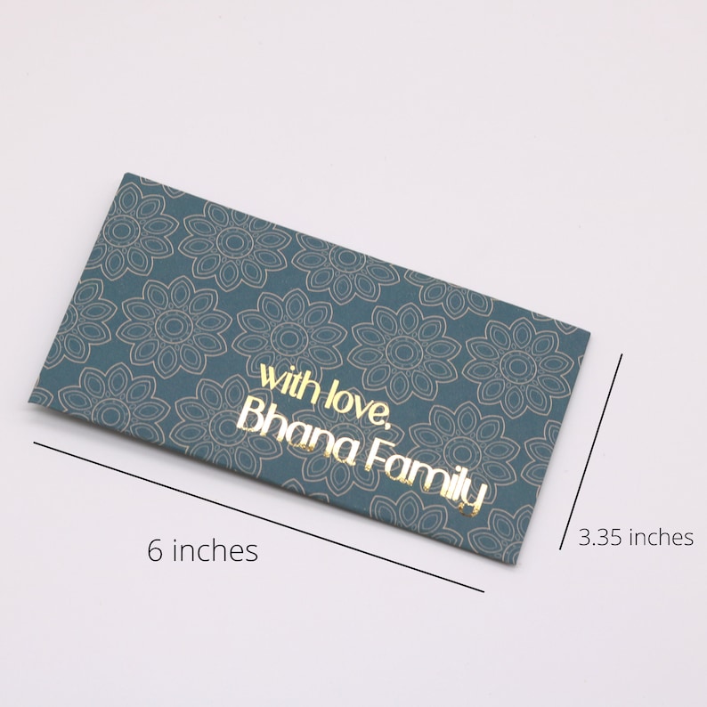 Custom Foil Money Envelopes, Foil Cash Envelopes, Money Holder, Money ...