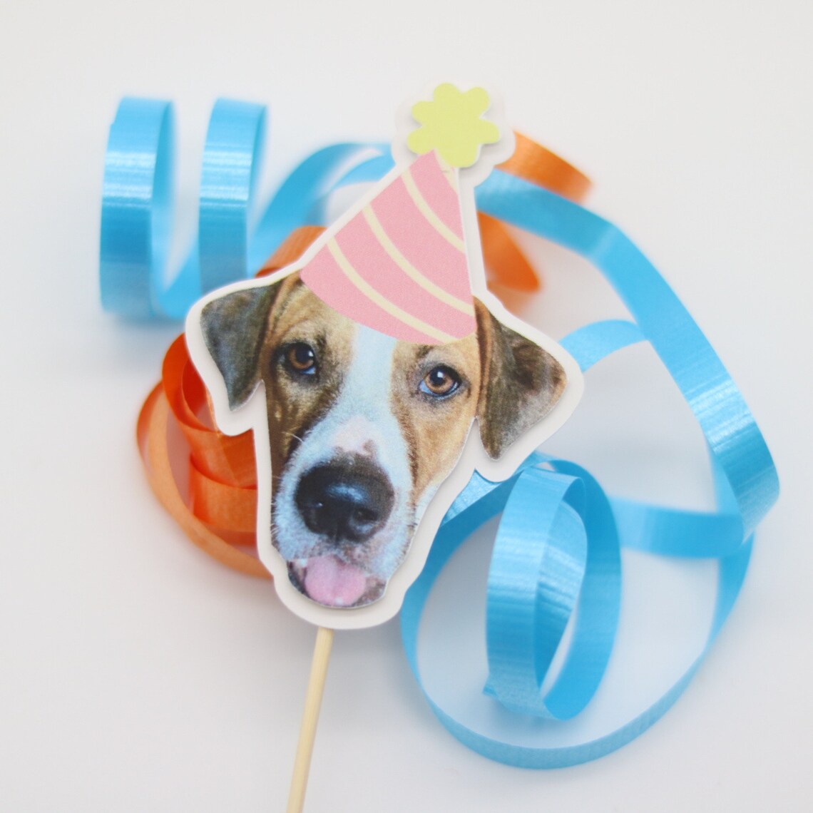 Custom Dog Cupcake Toppers, Personalized Pet Topper, Personalize Dog ...