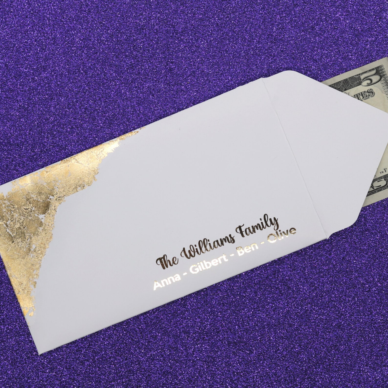 Custom Foil Money Envelopes, Foil Cash Envelopes, Money Holder, Money ...