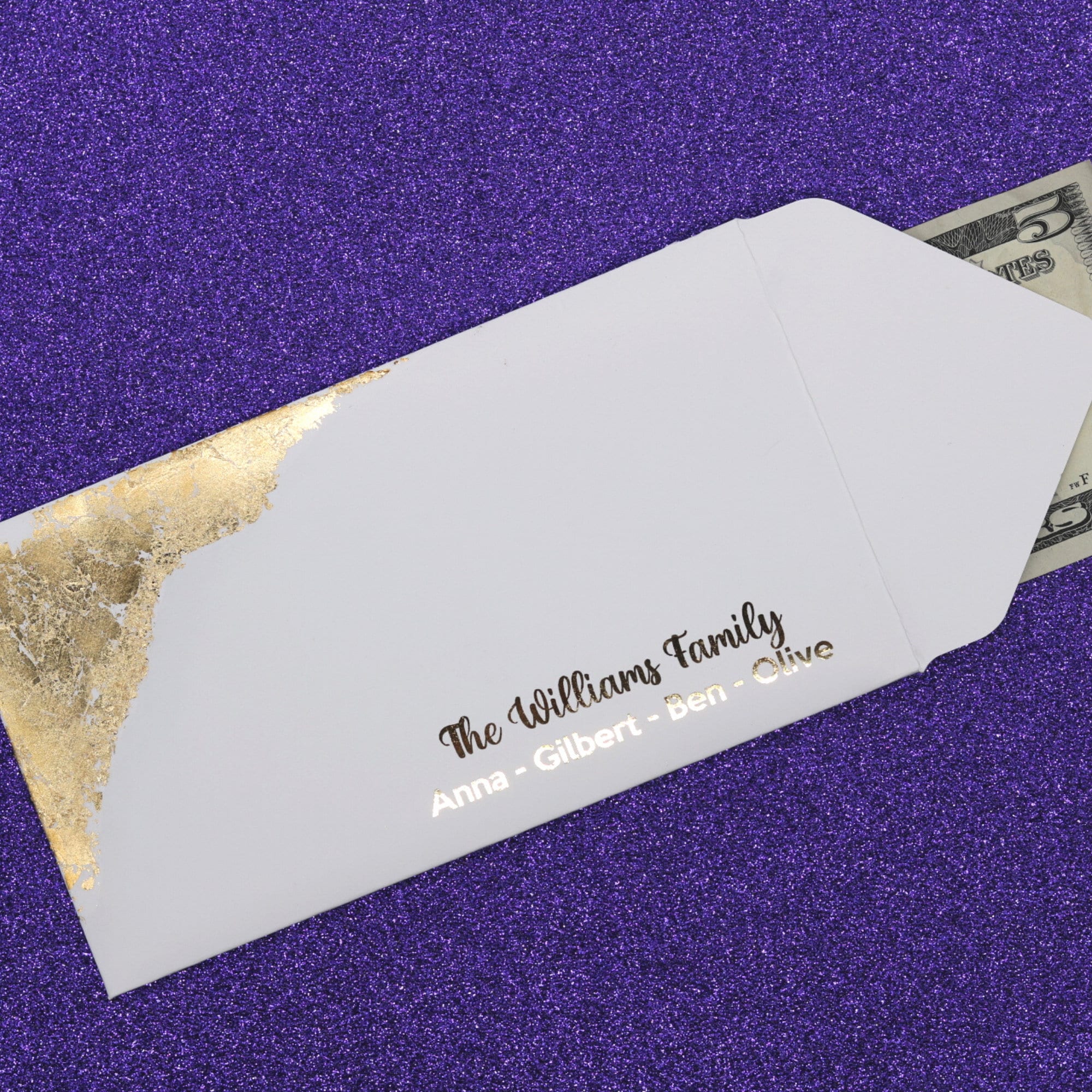 Custom Foil Money Envelopes, Foil Cash Envelopes, Money Holder, Money ...