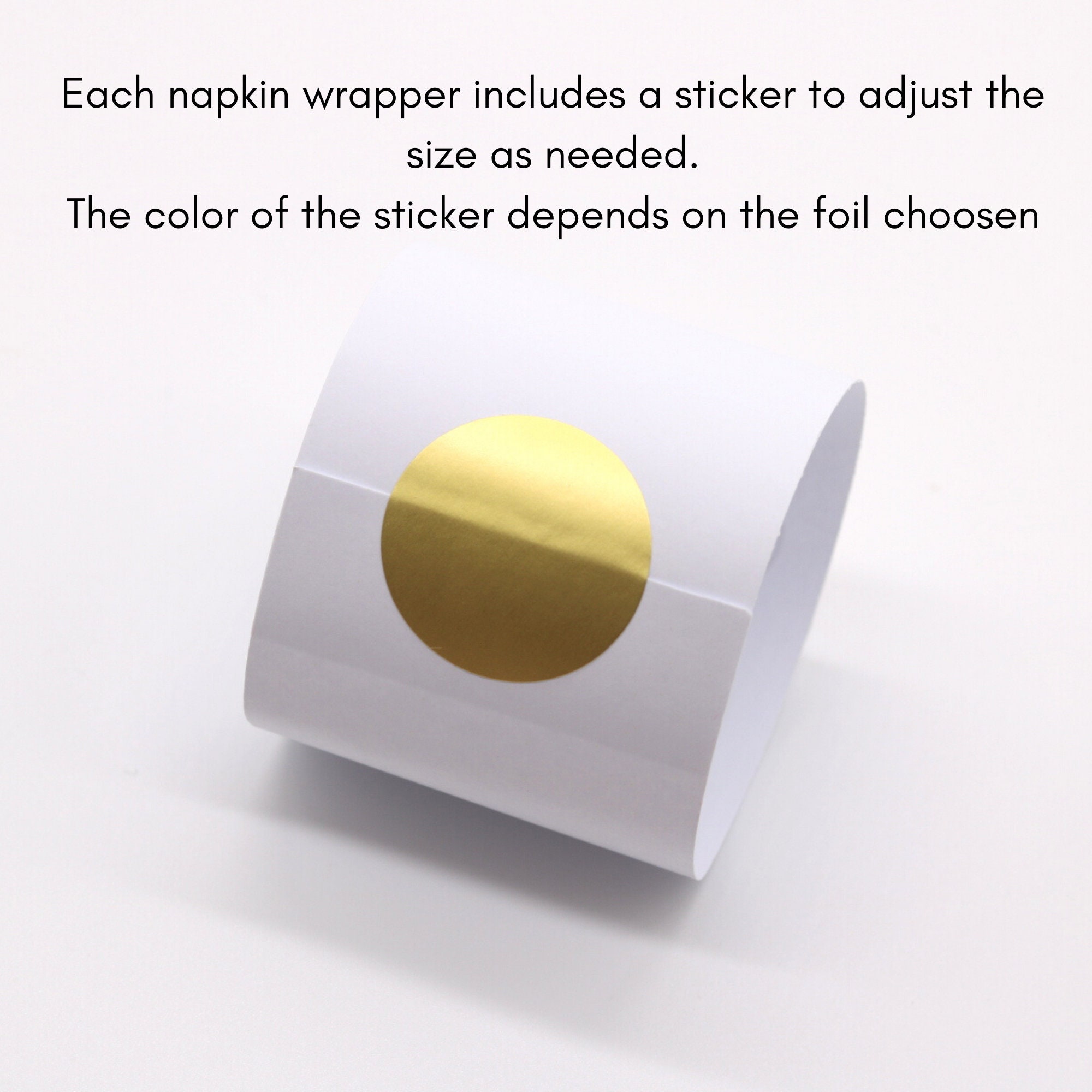 Custom Christmas Paper Napkin Holder, Holidays Napkin Wrapper ...