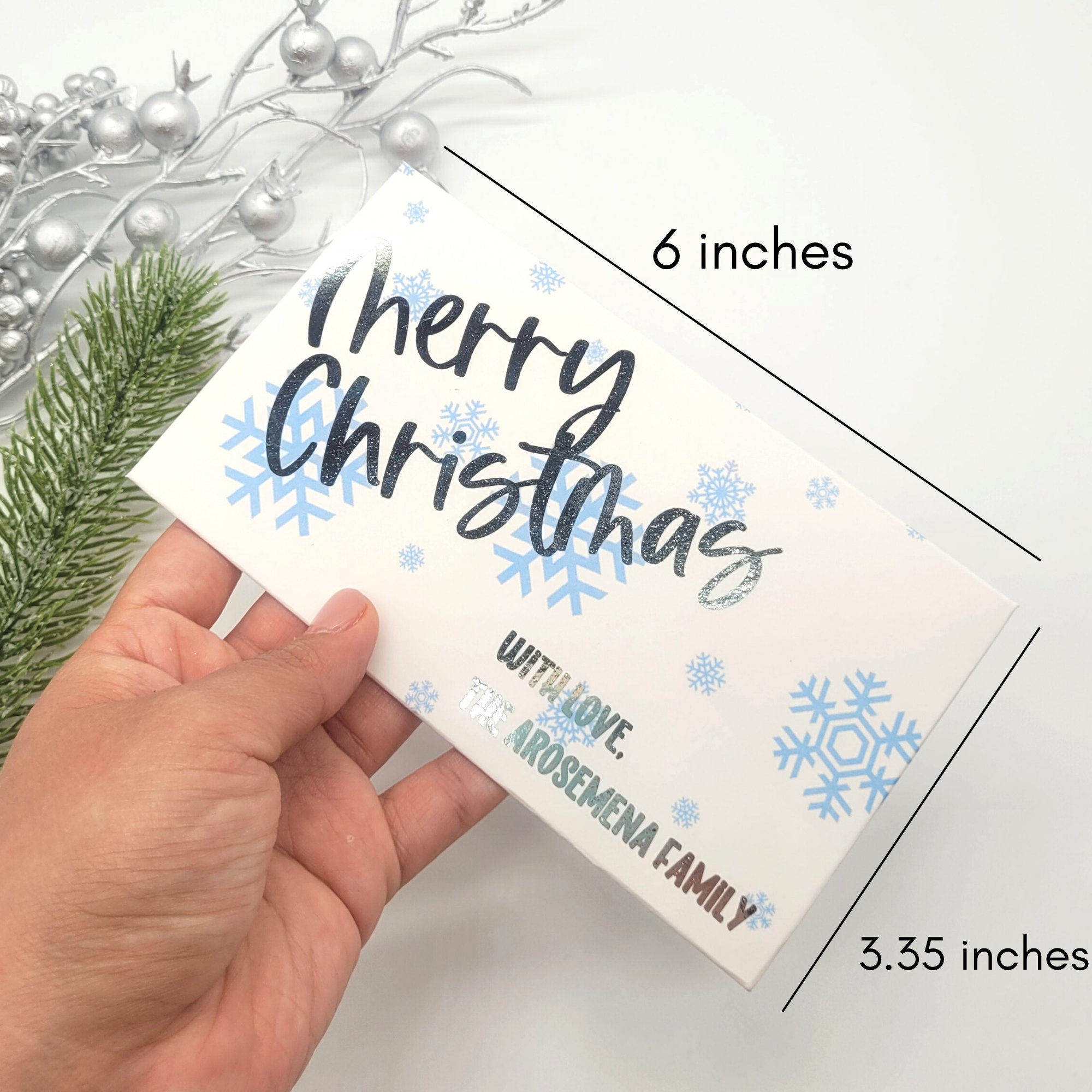 Custom Christmas Money Gift Envelopes Personalized Holiday - Etsy