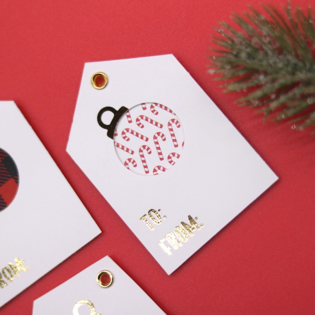 Gold Ornament Christmas Gift Tags, Cute Christmas Tags, Funny Christmas ...