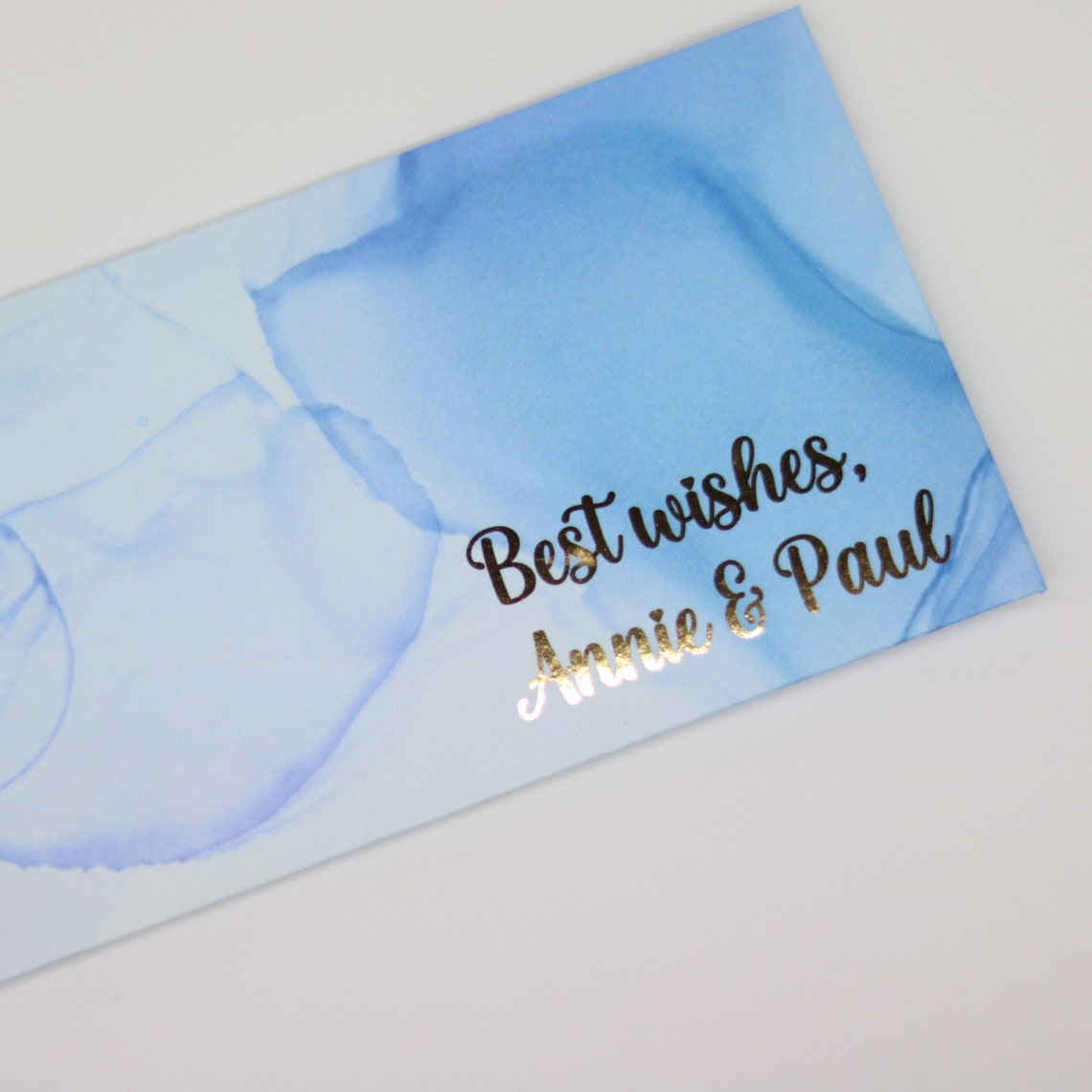 Custom Light Blue Foil Money Envelopes, Foil Cash Envelopes, Money ...