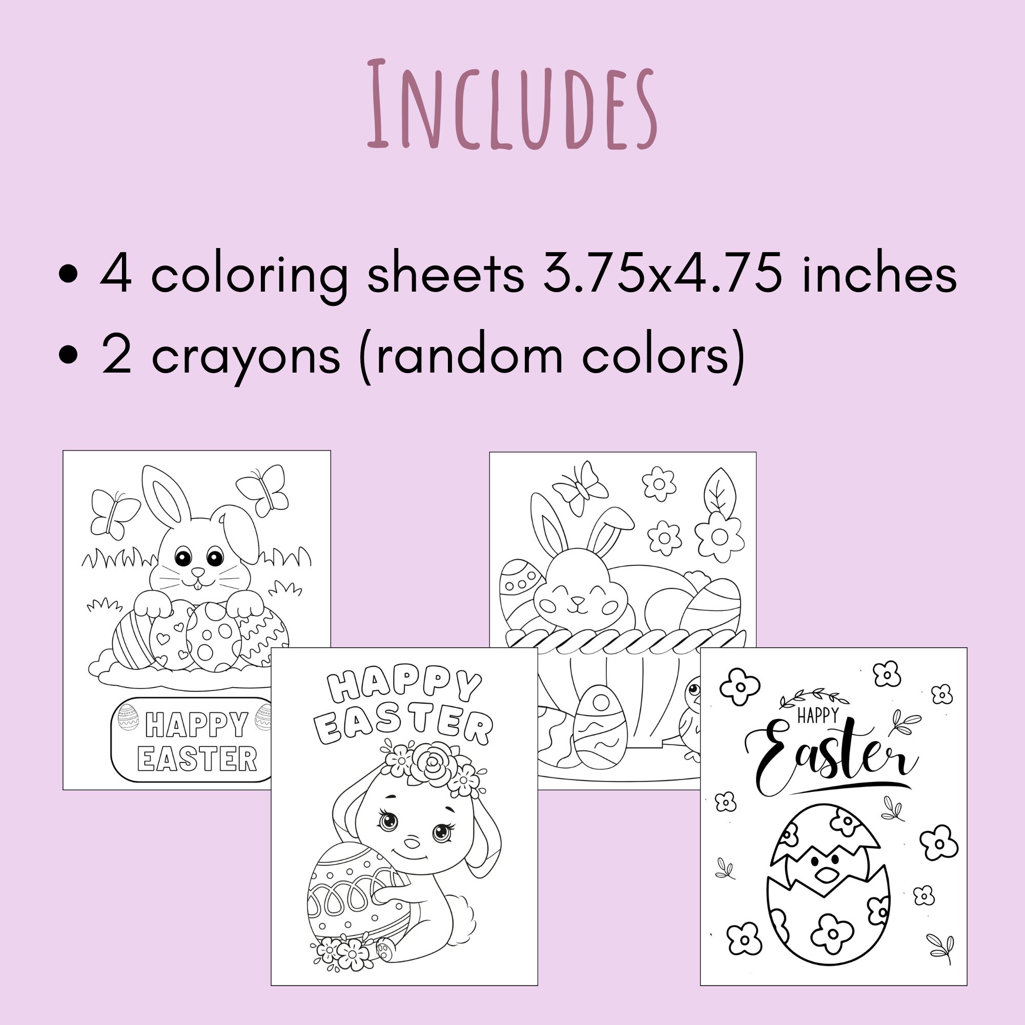 Easter Bunny Coloring Pages Favor, Childrens Coloring Pages, Easter ...