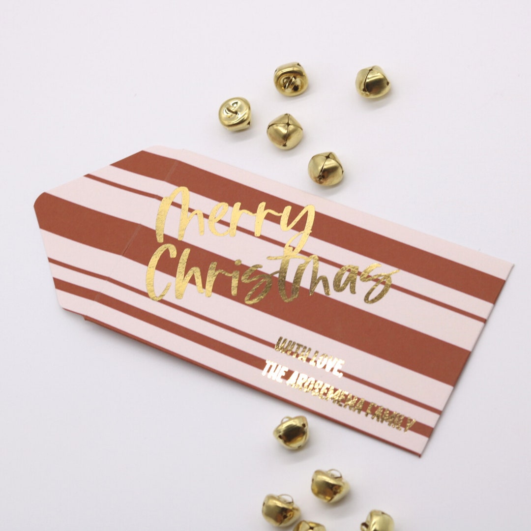 Custom Christmas Money Gift Envelopes, Personalized Holiday Money ...